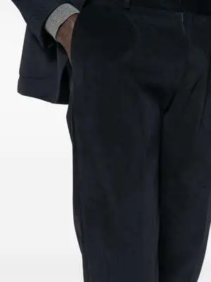 BRIGLIA 1949 Mid-rise Tapered Trousers - Blue