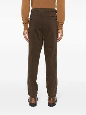 Peserico Waist-tab Cotton Trousers
