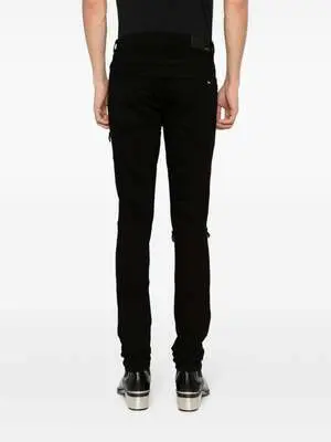 Amiri Mx1 Distressed-effect Jeans - Black