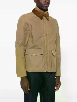 FORTELA Renny Coated-finish Shirt Jacket