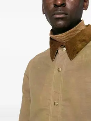 FORTELA Renny Coated-finish Shirt Jacket
