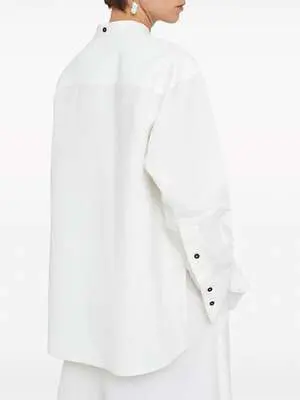 JIL SANDER Drop-shoulder Linen Shirt