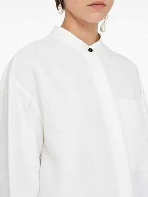 JIL SANDER Drop-shoulder Linen Shirt