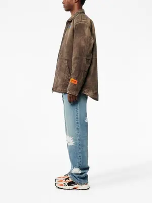 Heron Preston Logo-patch Cotton Jacket