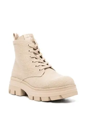 Calvin Klein 40mm Canvas Combat Boots
