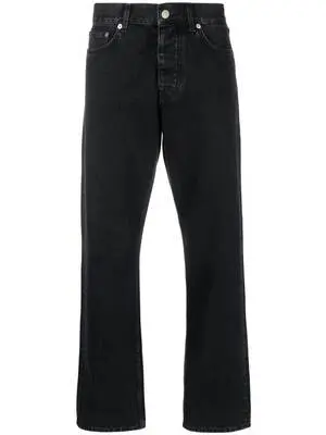 SUNFLOWER Straight-leg Organic-cotton Jeans - Black