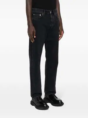 SUNFLOWER Straight-leg Organic-cotton Jeans - Black