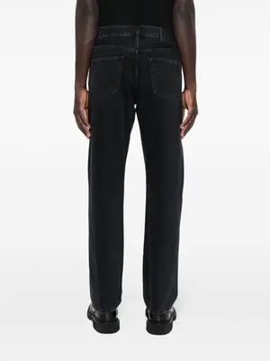 SUNFLOWER Straight-leg Organic-cotton Jeans - Black