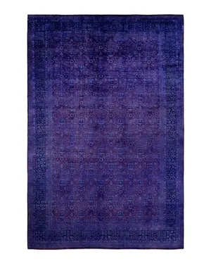 Bloomingdale'S Fine Vibrance M1251 Area Rug, 9'2 X 13'8 - Orange