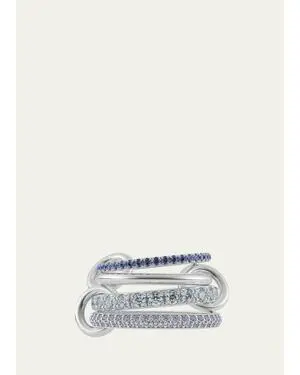 SPINELLI KILCOLLIN Iris Sterling 4-link Gemstone Ring
