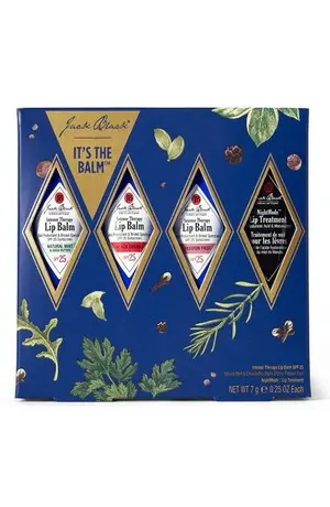 Jack Black It's The Balm Lip Balm Set $42 Value