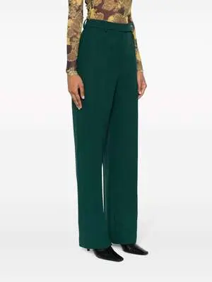 Alexandre Vauthier Houndstooth Wide-leg Trousers