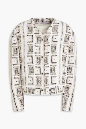 IRO PARIS Lullia Metallic Jacquard Jacket