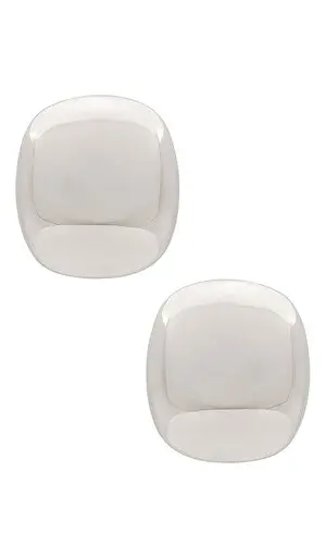 Ettika Silver Tone Earrings