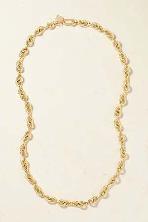 Lauren Rubinski 14-karat Round Link Chain Necklace - Gold