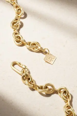 Lauren Rubinski 14-karat Round Link Chain Necklace