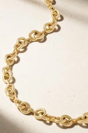 Lauren Rubinski 14-karat Round Link Chain Necklace