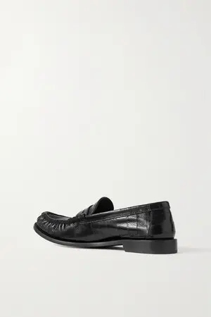 Saint Laurent Le Loafer Leather Loafers - Black