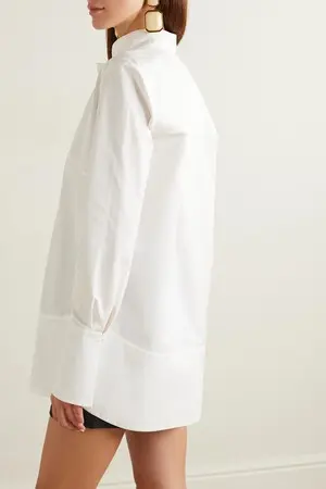 LIBEROWE Net Sustain Nerhu Cotton-poplin Shirt