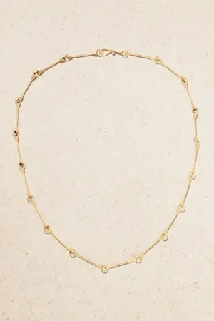 MELISSA JOY MANNING Bone 14-karat Recycled Necklace