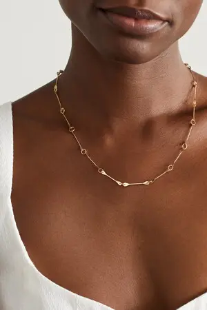 MELISSA JOY MANNING Bone 14-karat Recycled Necklace