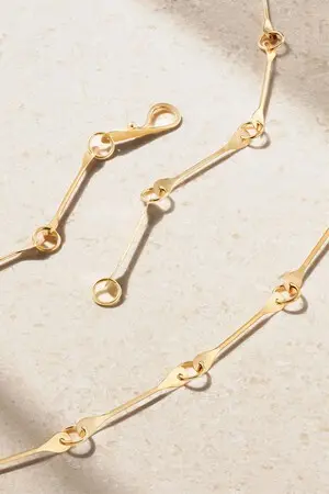 MELISSA JOY MANNING Bone 14-karat Recycled Necklace