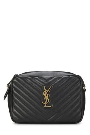 Saint Laurent Quilted Calfskin Camera Bag - Black