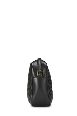 Saint Laurent Quilted Calfskin Camera Bag - Black