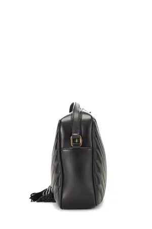 Saint Laurent Quilted Calfskin Lou Camera Bag - Black