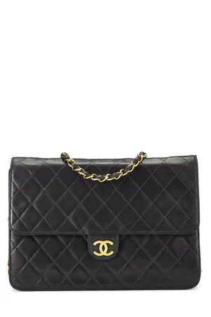 CHANEL Lambskin Ex Flap Medium