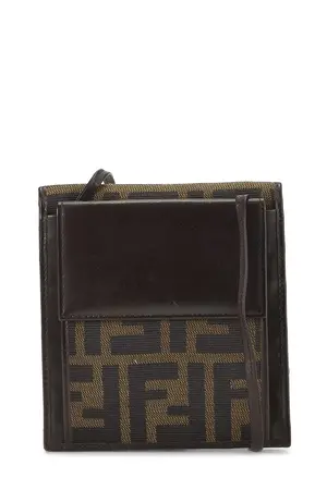 Fendi Zucca Canvas Compact Wallet