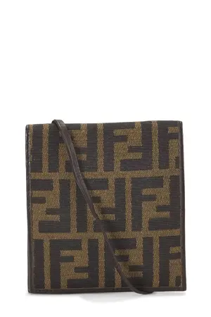 Fendi Zucca Canvas Compact Wallet