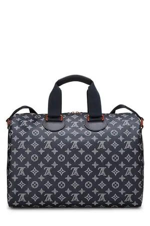 LOUIS VUITTON Kim Jones Monogram Upside Down Keepall Bandouliere 40 - Navy