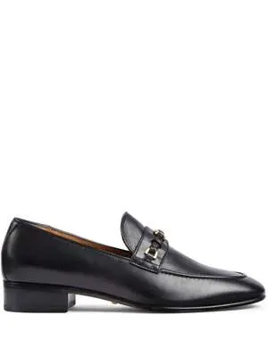 Gucci Leather Loafers - Black