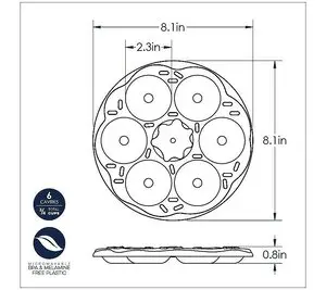 NORDICWARE Microwave Donut Bites Pan