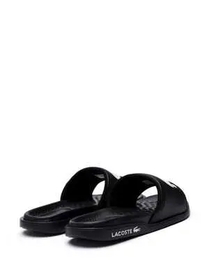Lacoste Croco Dualiste Logo Strap Slides