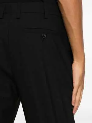 Neil Barrett Cropped Tapered Trousers - Black