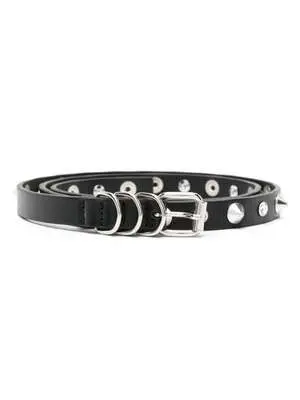 Alessandra Rich Spike-embellished Belt - Black