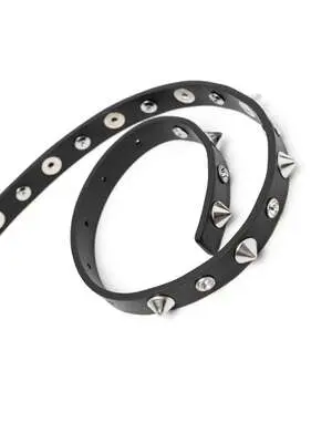 Alessandra Rich Spike-embellished Belt - Black