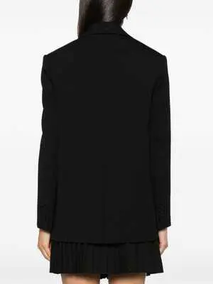 COURREGES Strap Single-breasted Blazer - Black