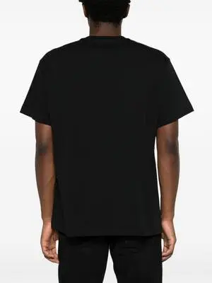 Versace V-emblem Chain-print Cotton T-shirt