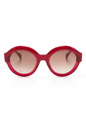 GIGI STUDIOS Round-frame Sunglasses - Red