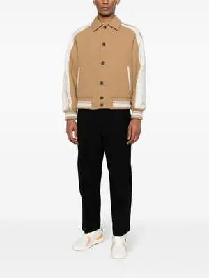 ADER ERROR Button-down Ribbed Bomber Jacket