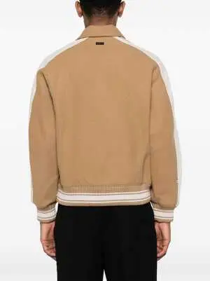 ADER ERROR Button-down Ribbed Bomber Jacket