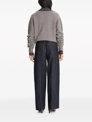 Tory Burch Selvedge Straight-leg Jeans