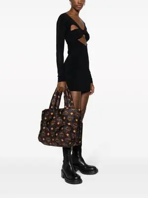 Mcm Monogram Tote Bag
