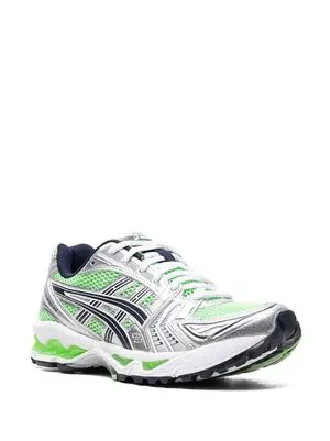 Asics Mesh Panelling Lace-up Sneakers - Silver
