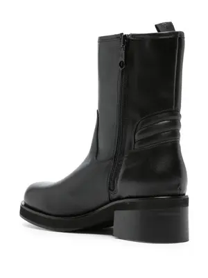 Calvin Klein 55mm Leather Biker Boots