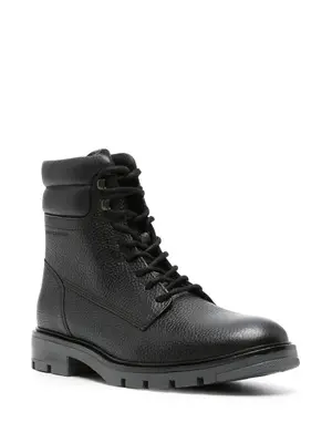 Tommy Hilfiger Padded Leather Ankle Boots
