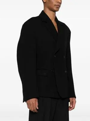 Off-White Double-breasted Virgin-wool Blazer